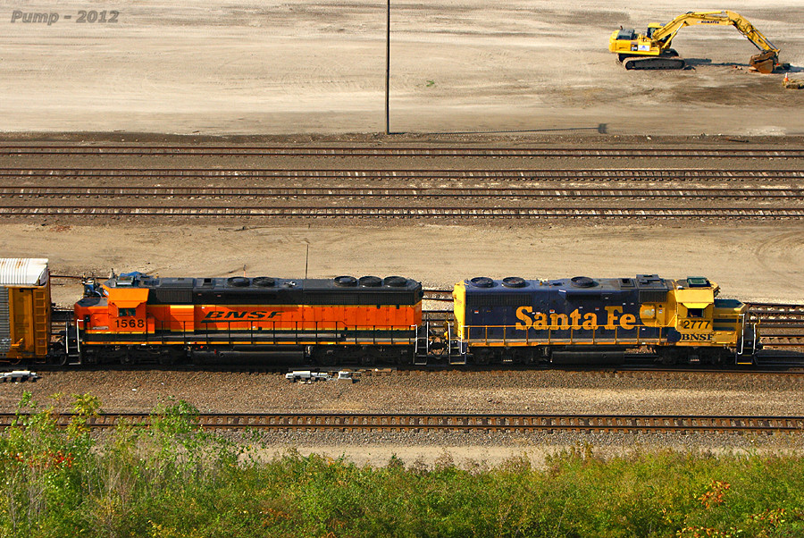 Northbound BNSF Transfer Train